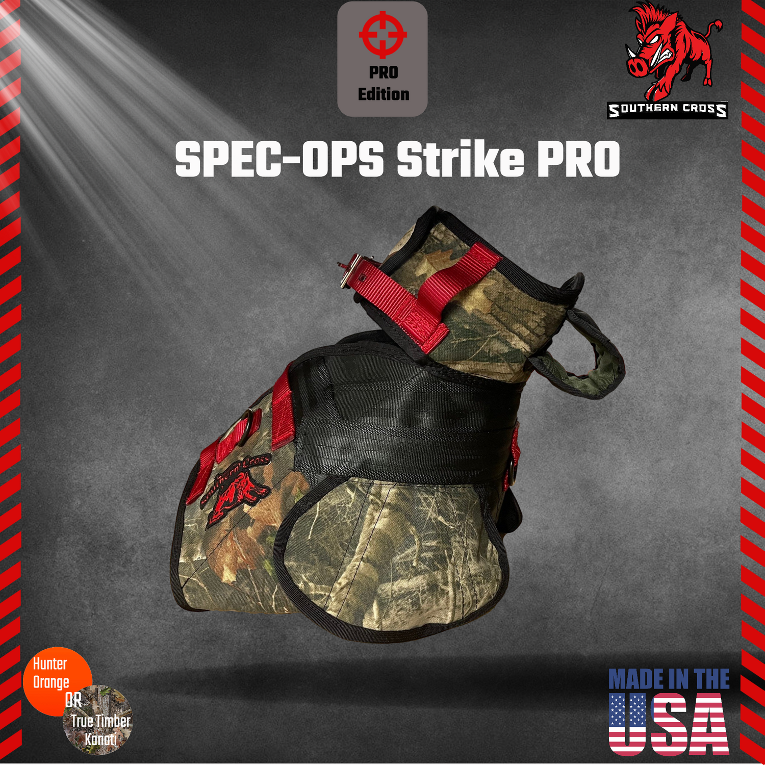 Spec-Ops Strike PRO Vest- Attached Collar High Protection Level ...