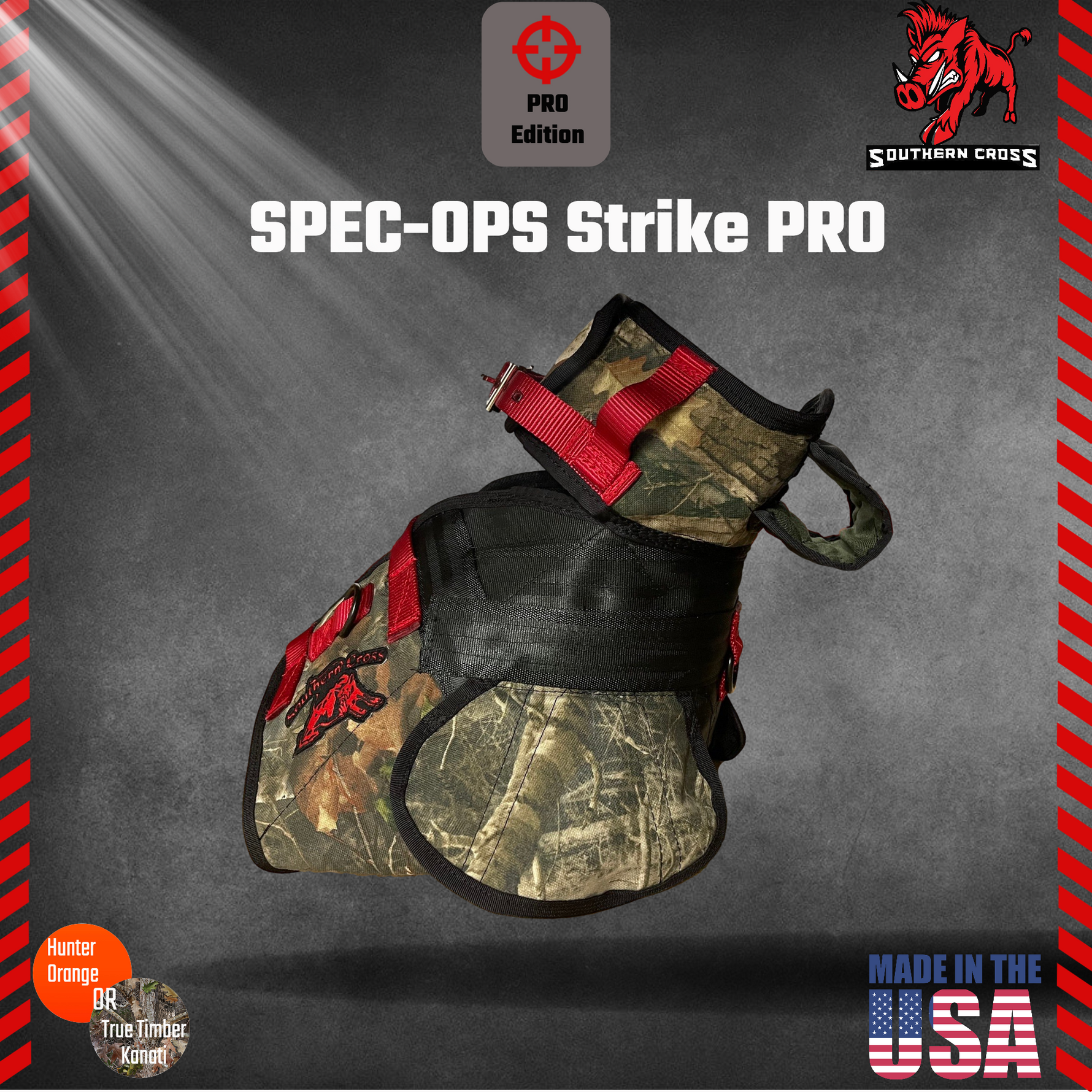 Spec-Ops Strike PRO Vest- Attached Collar High Protection Level ...