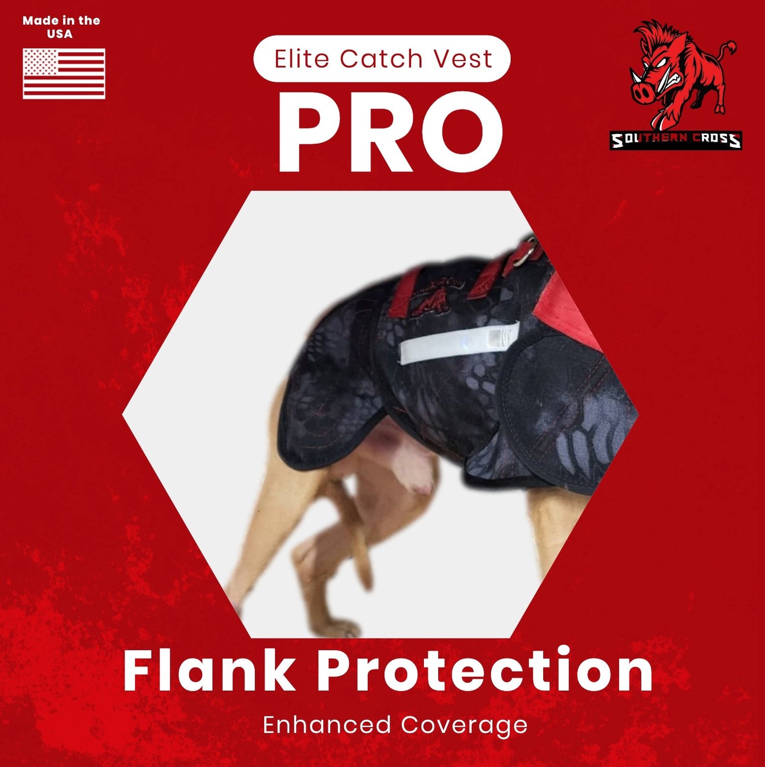 Elite Catch Vest- Attached Collar Extreme Protection - Southern Cross ...